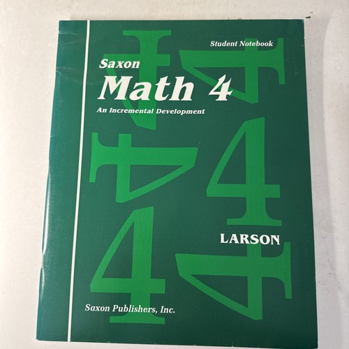 Saxon Math Grade 4, Student Notebook | eBay