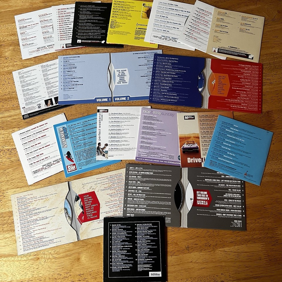 Job Lot Bundle East Listening Saturday/Sunday Weekend Feel Good CDs ...