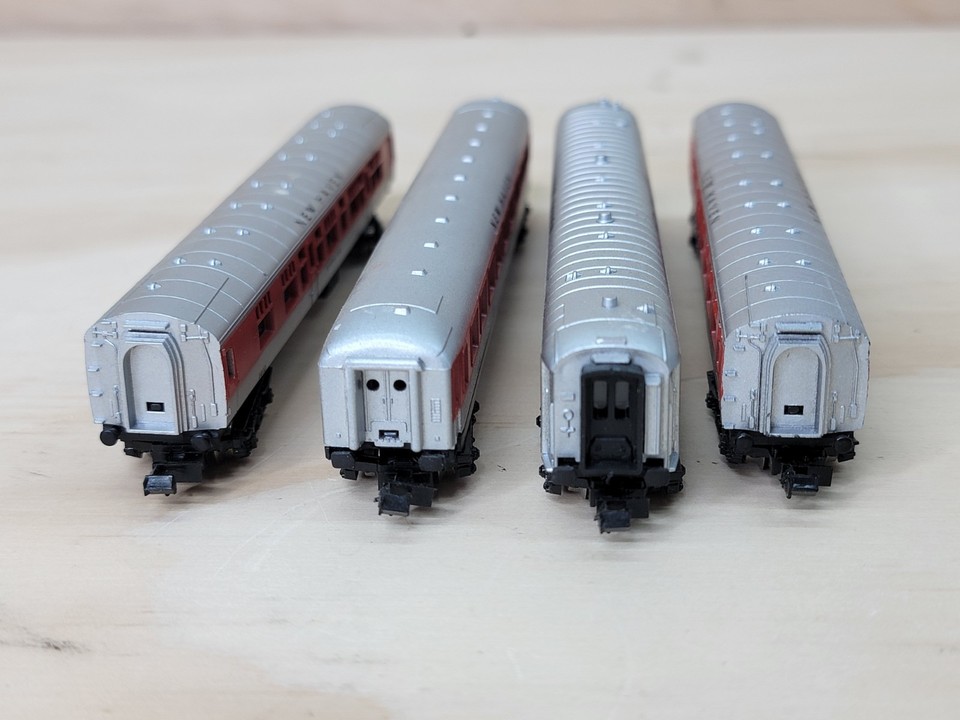 Set (4) Lima N Scale Mail Car, Dining, Coach, Pullman New Haven ...