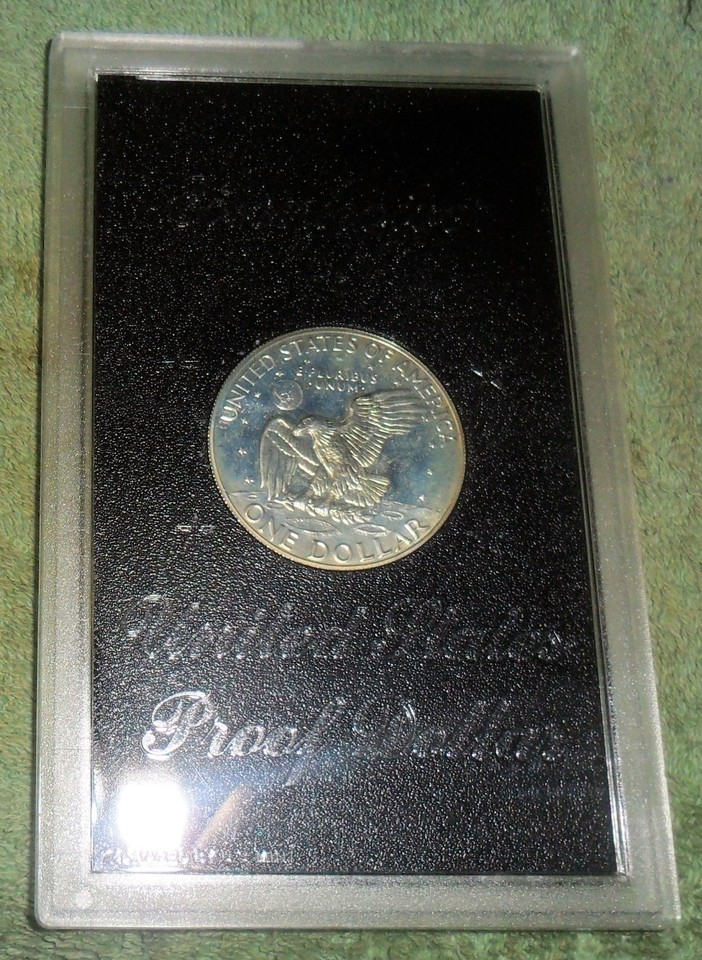JB RFM 84842 “Ike” Eisenhower Dollar 1973 S Proof in United States Mint ...