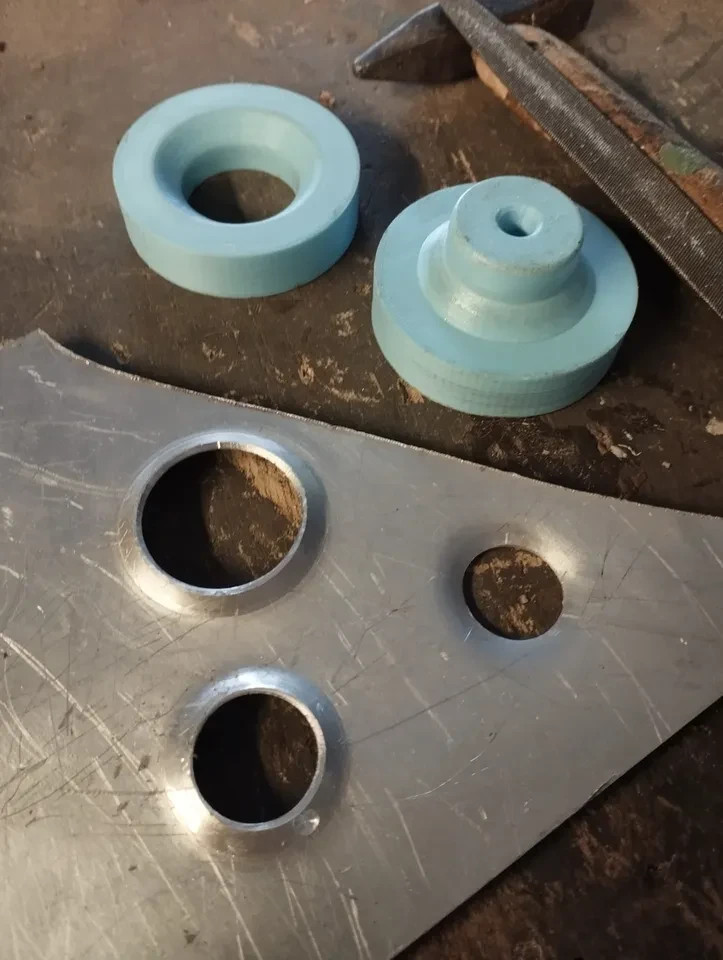 Sheet Metal Dimple Die (8 Sizes) - for Hydraulic Punch Driver Kit- Made ...