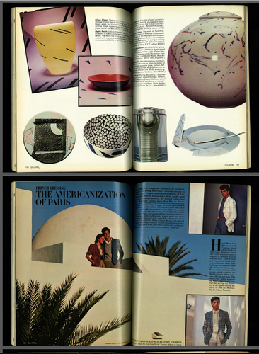 GQ-APRIL 1981- FRESH!- THOM FLEMING-MICHAEL IVES- MEMPHIS STYLE ART ...