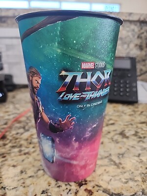 Thor Love and Thunder cup 44oz CINEMA Movie Theater Plastic Cup | eBay