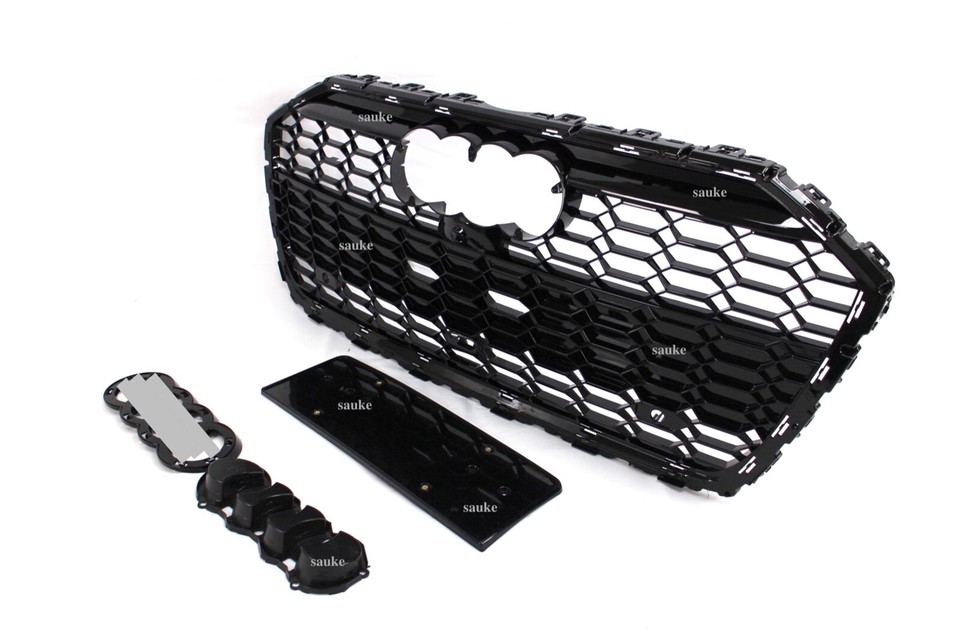 for A6 S6 2019- 23 front bumper cover grille radiator panel upgrade kit ...