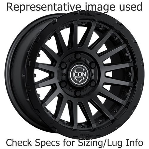 Icon Alloys 23617857345SB Wheel Rim Recon Pro 17 x 8.5 Satin Black 5 x ...