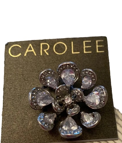 NWT Carolee Silver Tone 1” Brooch Pin 1” M212 730588426397| eBay