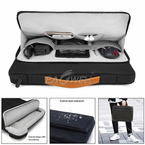 13.3"-14" Universal Black Laptop Sleeve Bag Notebook Protective Case ...