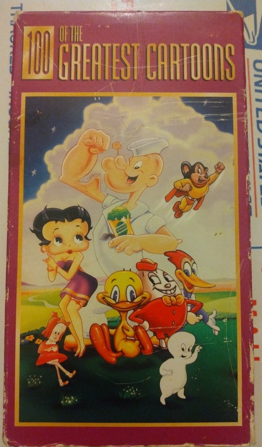 100 Greatest Cartoons Vhs Tape