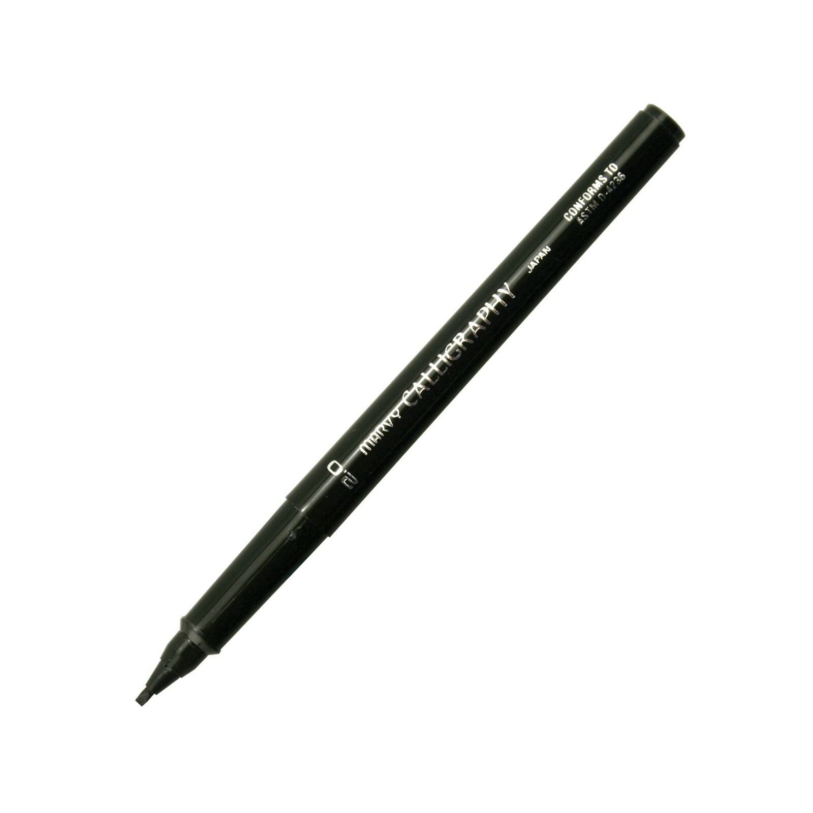 6000FS-1 Marvy Permanent Calligraphy Marker, 2mm Tip, Black Ink, Pack ...