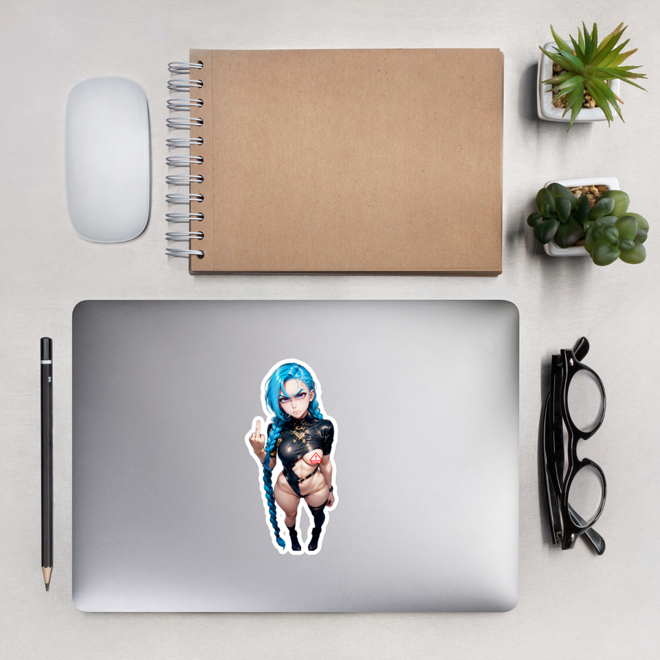 LoL Jinx Mini Sticker Anime Girl Stickers Anime Sticker Decals | eBay