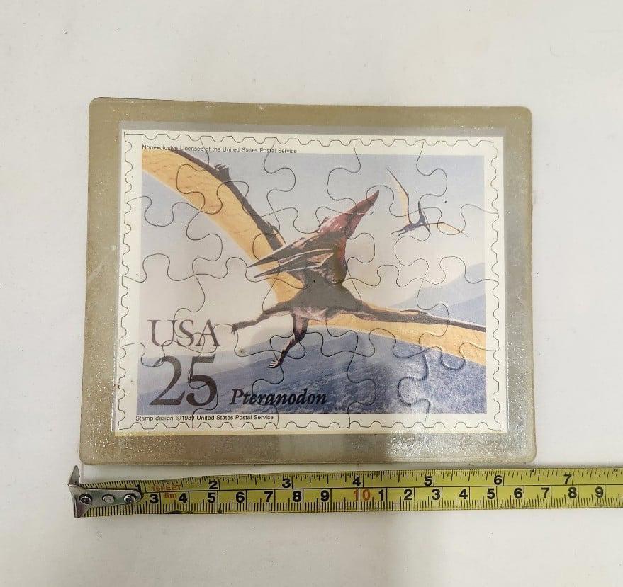 1989 United States Postal Service Post Office Stamp Puzzle - Pteranodon ...