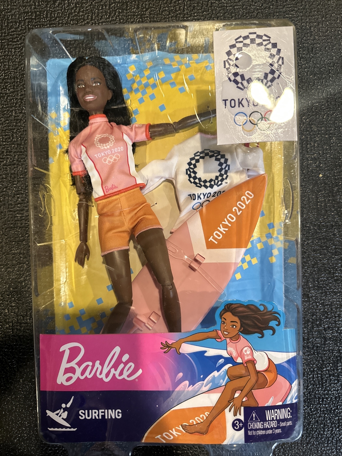 Barbie Tokyo Olympics 2020 Surfing African American Doll And ...
