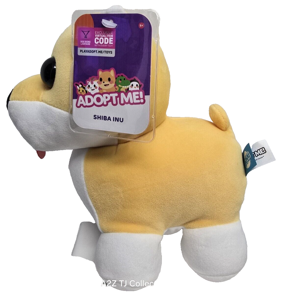 Adopt Me Plush Shiba Inu Dog 8" in Plushie Series 4 | eBay