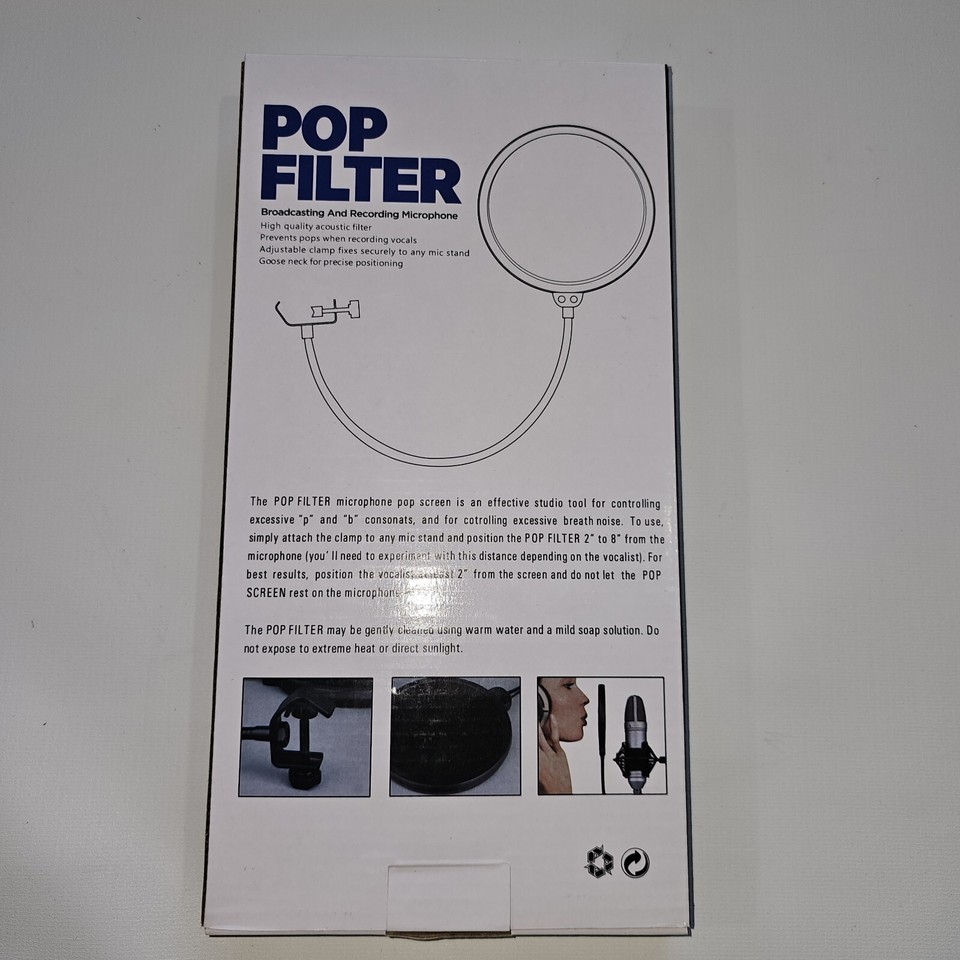 Neewer 9991 Pop Filter Broadcasting And Recording Microphone Shield ...