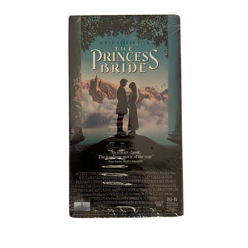 The Princess Bride (VHS, 1987) Cary Elwes, Robin Wright Nelson ...