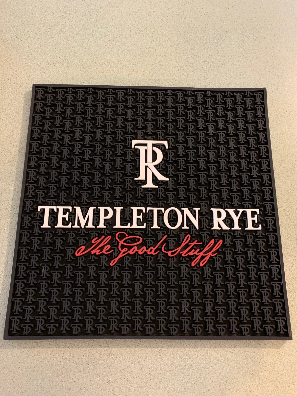 Templeton Rye "The Good Stuff" New Rubber Bar Mat Drip/Spill /Pad ~17 ...