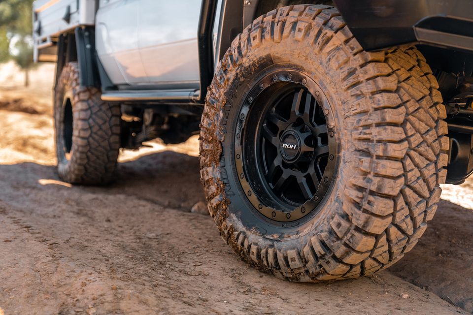 17" Roh Hammer Wheels Suit Landcruiser 79, 76, 75, 70 Series- 17x9 5/ ...