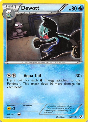 Dewott 38/113 Legendary Treasures Pokemon 004627 | eBay