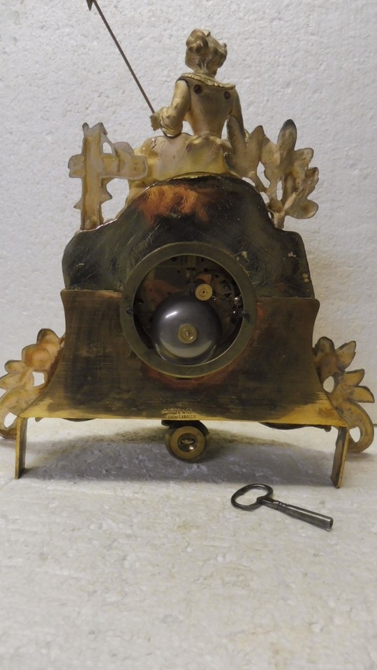 PENDULE BRONZE DORE | eBay.de