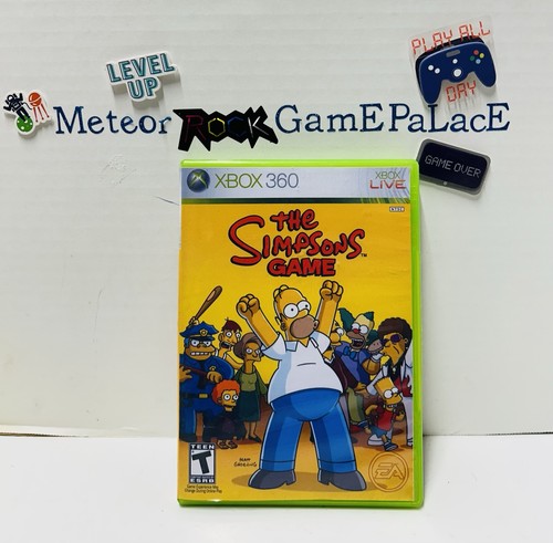 The Simpsons Game (Microsoft Xbox 360) No Manual! Tested Cleaned - Ship ...