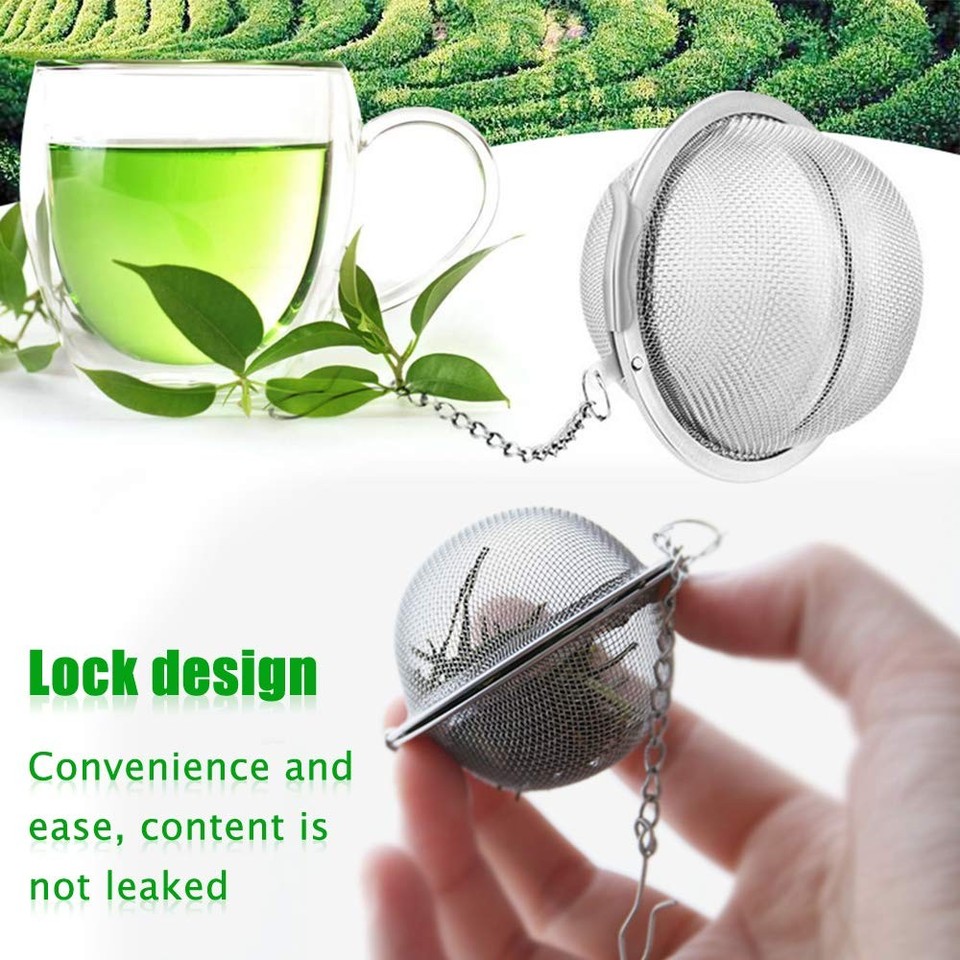 Tea Steeper, 2Pcs Mesh Tea Infuser Premium Tea Filter Tea Interval ...