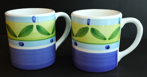 Caleca Blue Moon Mug 3436702 - Set of 2 - Handpainted - Made in Italy ...