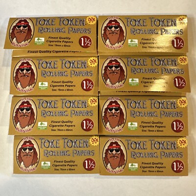 Toke Token 1.5 1 1/2 Slow Burning Original Rolling Finest Cigarette ...