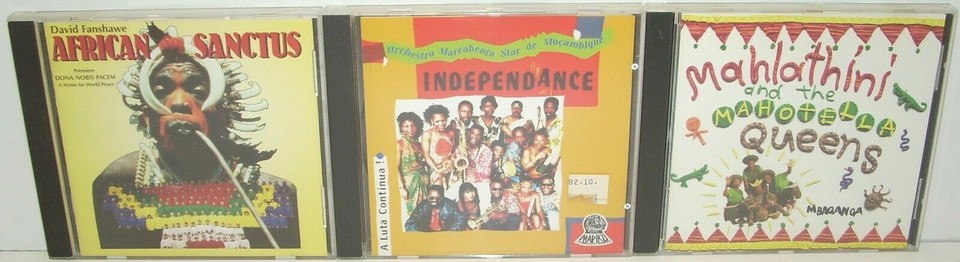 Various Label AFRICAN MUSIC (CD LOT OF 6) Tribal Kenyan Folk Drums ...