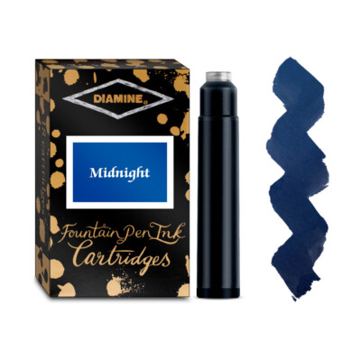 Diamine Ink Cartridge - Midnight (Pack of 18) - NEW | eBay