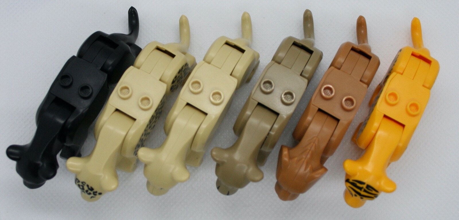 Lego Animal Tiger Leopard Lioness Black Panther Mountain Lion ...