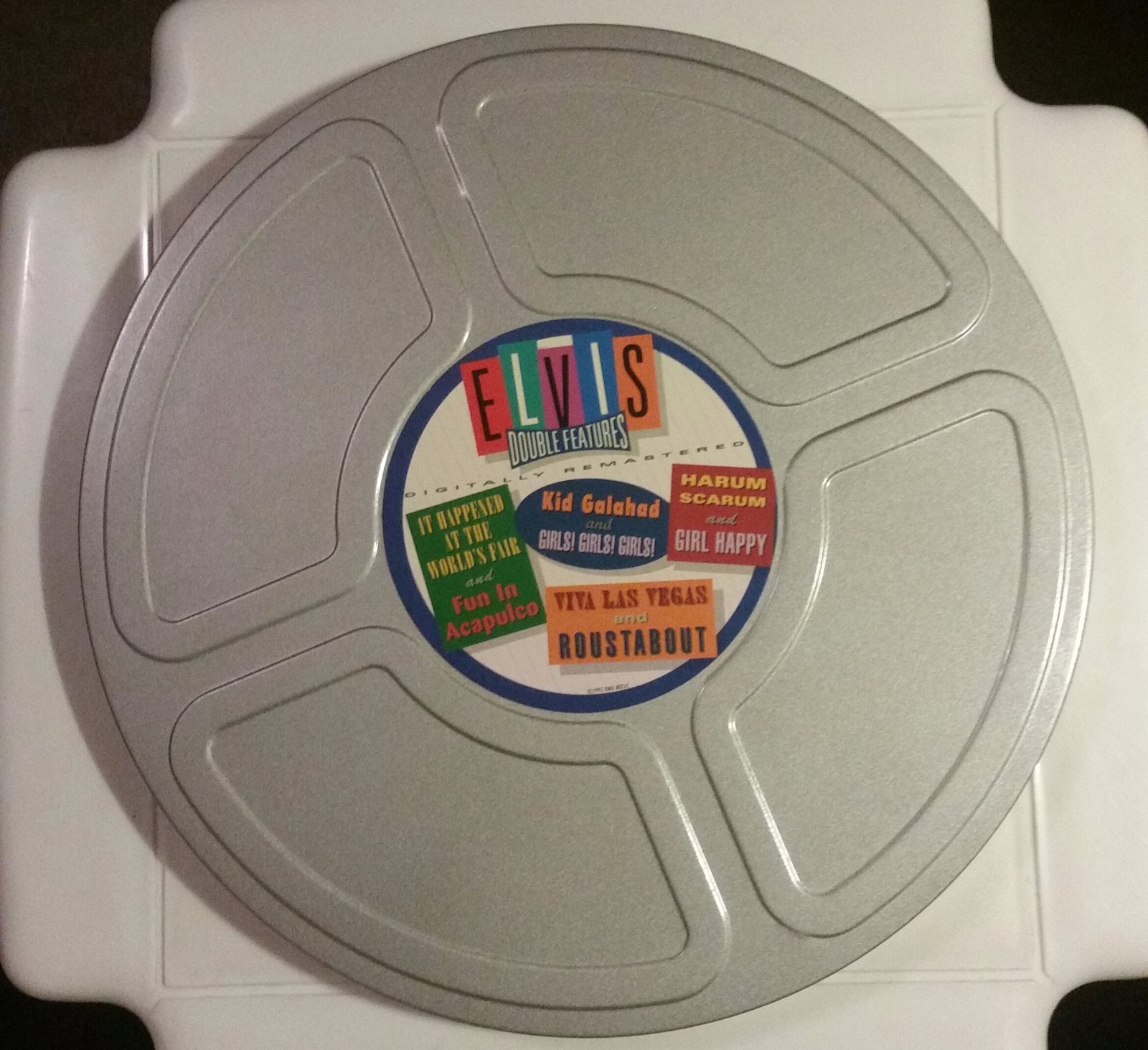 ELVIS PRESLEY - ELVIS DOUBLE FEATURE 4 DOUBLE CD REEL TIN COLLECTION ...