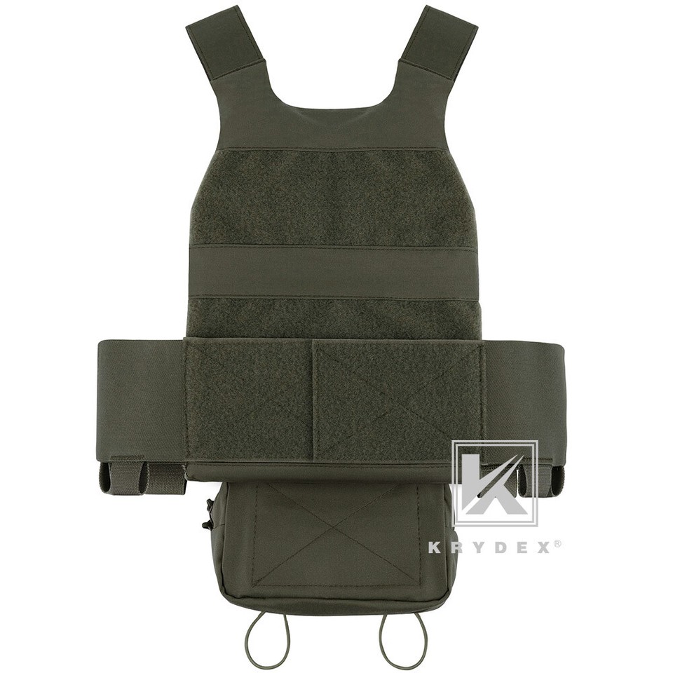KRYDEX Low Vis Slick Armor Plate Carrier & Tactical Placard Holder ...