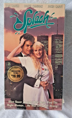 Splash VHS Movie With Tom Hanks New Sealed Touchstone Video | eBay