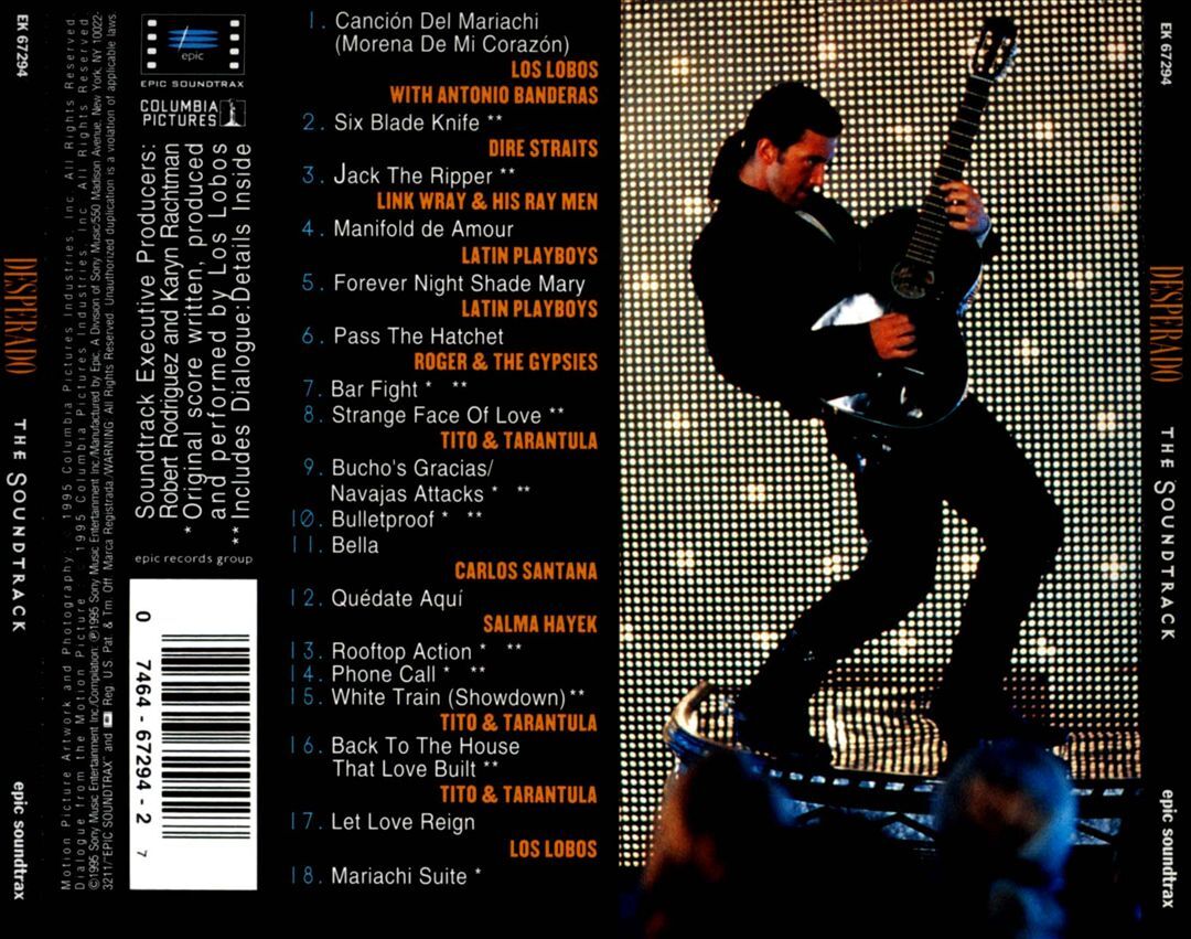 ORIGINAL SOUNDTRACK - DESPERADO NEW CD 886978787125| eBay