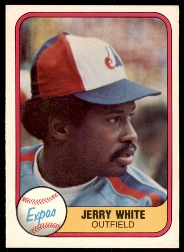 1981 Fleer Jerry White . Montreal Expos #161 | eBay