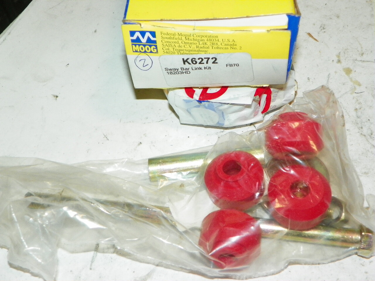 Sway Bar Link Kit Moog K-6272 Chevrolet Camaro Z28 IROC Cavalier Z24 ...