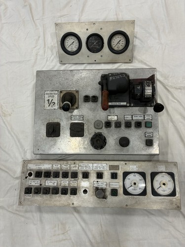 Real Train, Locomotive, Dashboard Control Panel Engages | eBay