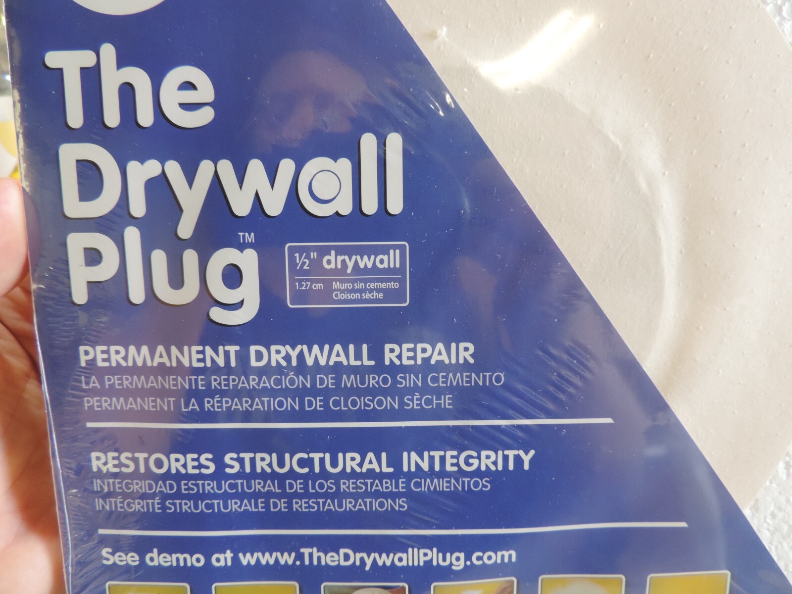 The Drywall Plug DP123 1/2" x 3-7/8" Drywall Repair Plug | eBay