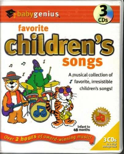 Baby Genius Favorite Children's Songs 3 CD Set Sing Dance Play Nursery ...