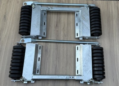 2 x RECOVERY SKATES SELF-JACKING FOLDING SKATE DOLLY Moving Wheel ...