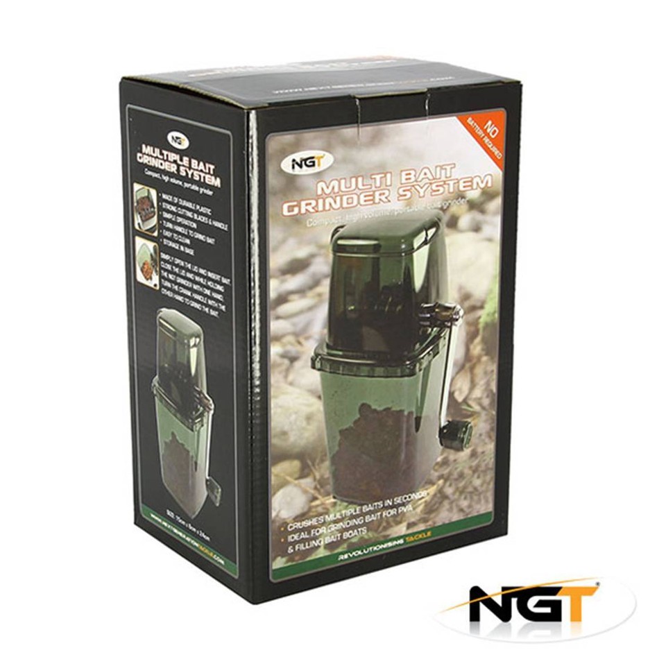 NEW NGT MULTI BAIT CRUSHER GRINDER SYSTEM FOR CARP FISHING BOILIES ...