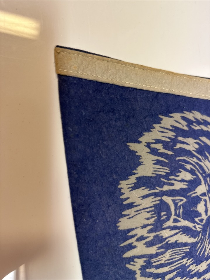 1940’s Vintage Detroit Lions Michigan Nfl Football Pennant 11x26.5 Rare ...
