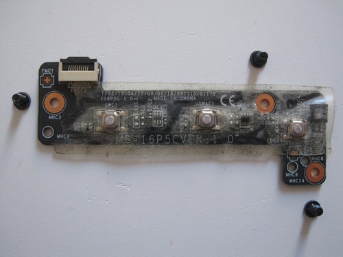 carte bouton MSI GP73 Leopard 8RE MS 16P5CVER 1 Original Msi | eBay