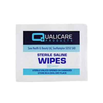 Qualicare Sterile Saline First Aid Alcohol Skin Safe Wound Cleaning ...
