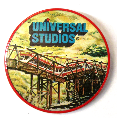 flasher UNIVERSAL STUDIOS 2.5" Lenticular Lens pinback button Made in ...