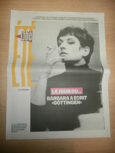 BARBARA, FRENCH NEWSPAPER (3 PAGES), COLLECTOR (JT29) | eBay