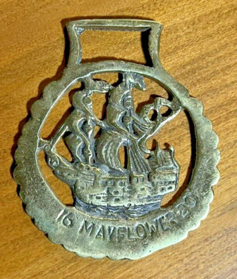 Mayflower Vintage Horse Brass Medallion Bridle Ornament | eBay