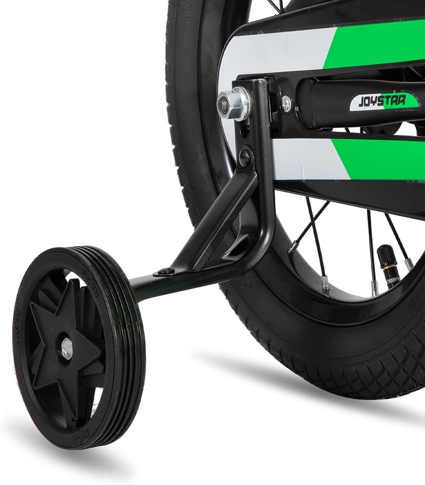 JOYSTAR New Berry Kids Bike for Boys Ages 7-13 w/ training wheels easy ...