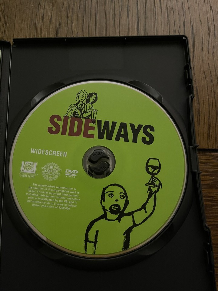 Sideways DVD (2004, Special Features Widescreen) Paul Giamatti | eBay