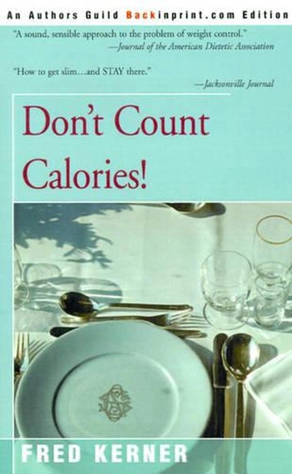 Don't Count Calories! by Fred Kerner (English) Paperback Book | eBay